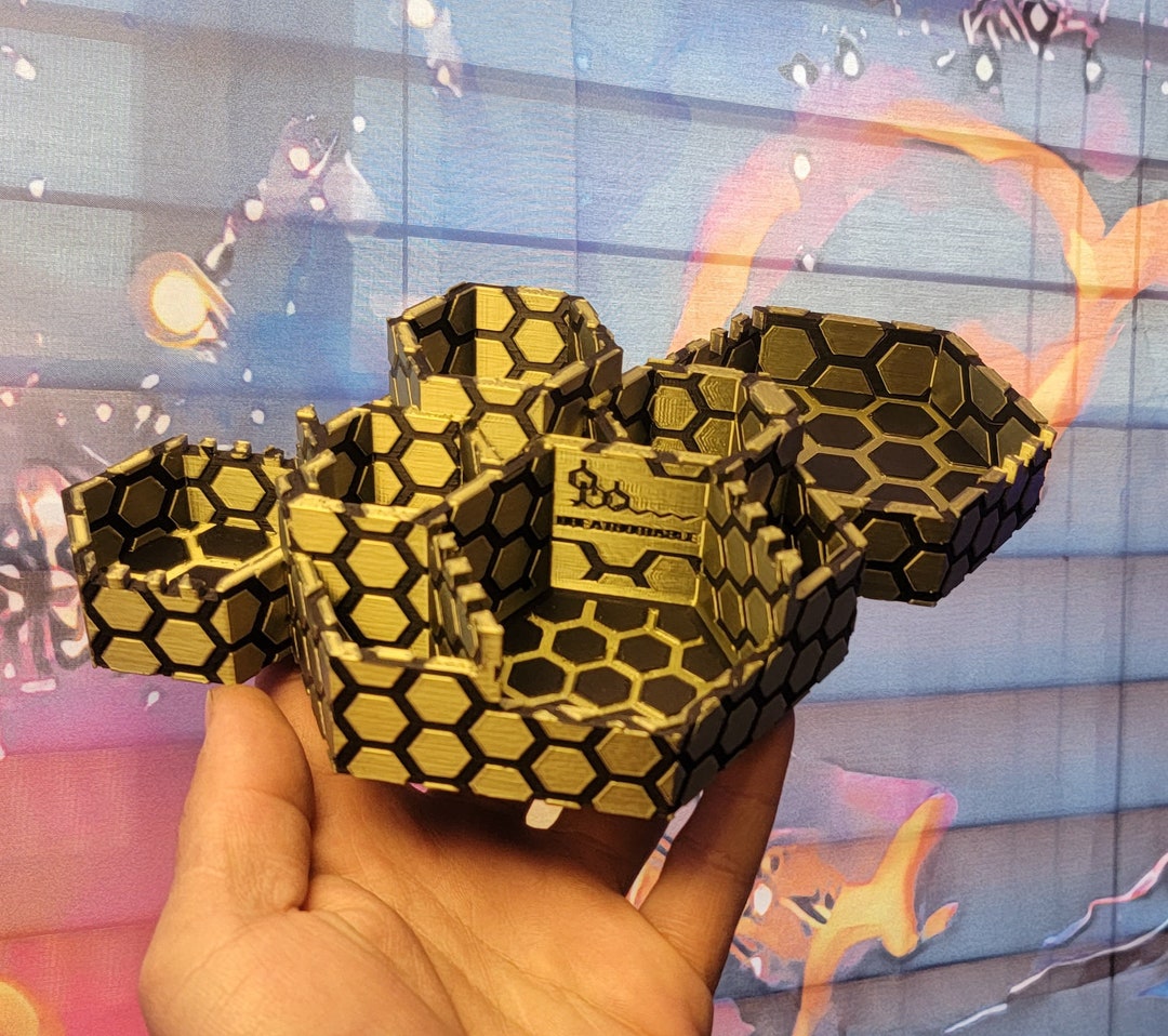 Honeycomb Dab Station Organizer. ( Black and Bronze ) - Etsy