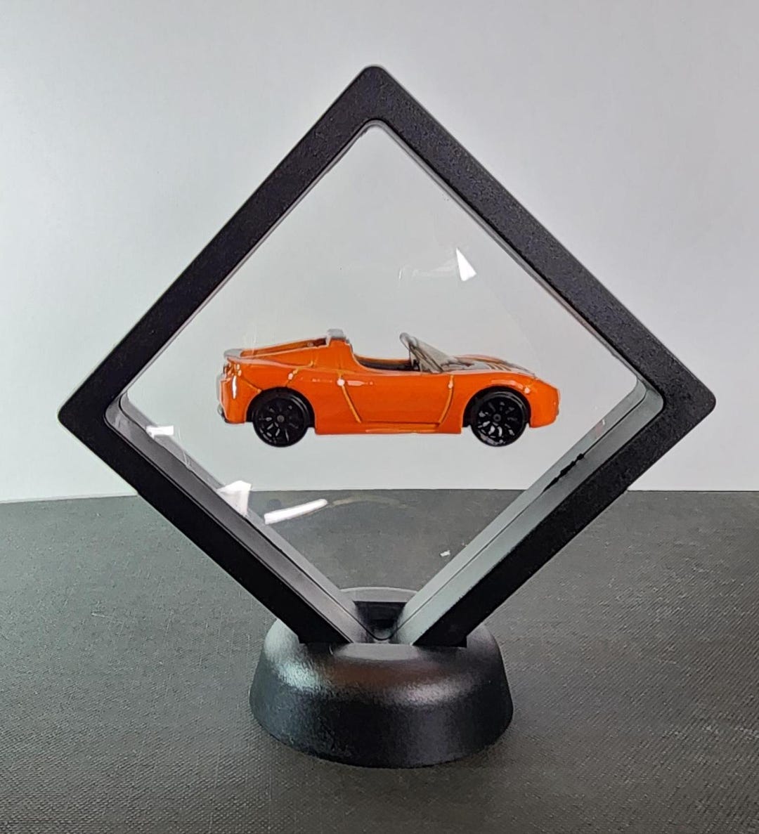 Hot Wheels Tesla Roadster in Floating Display - Etsy