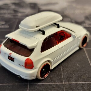 Custom 1999 Honda Civic Type R Hot Wheels Rubber Tires JDM Tuner Import ...