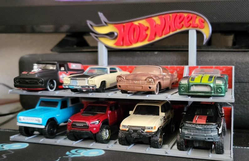Custom Made Hot Wheels Display Rack 3D Printed Multi Material - Etsy