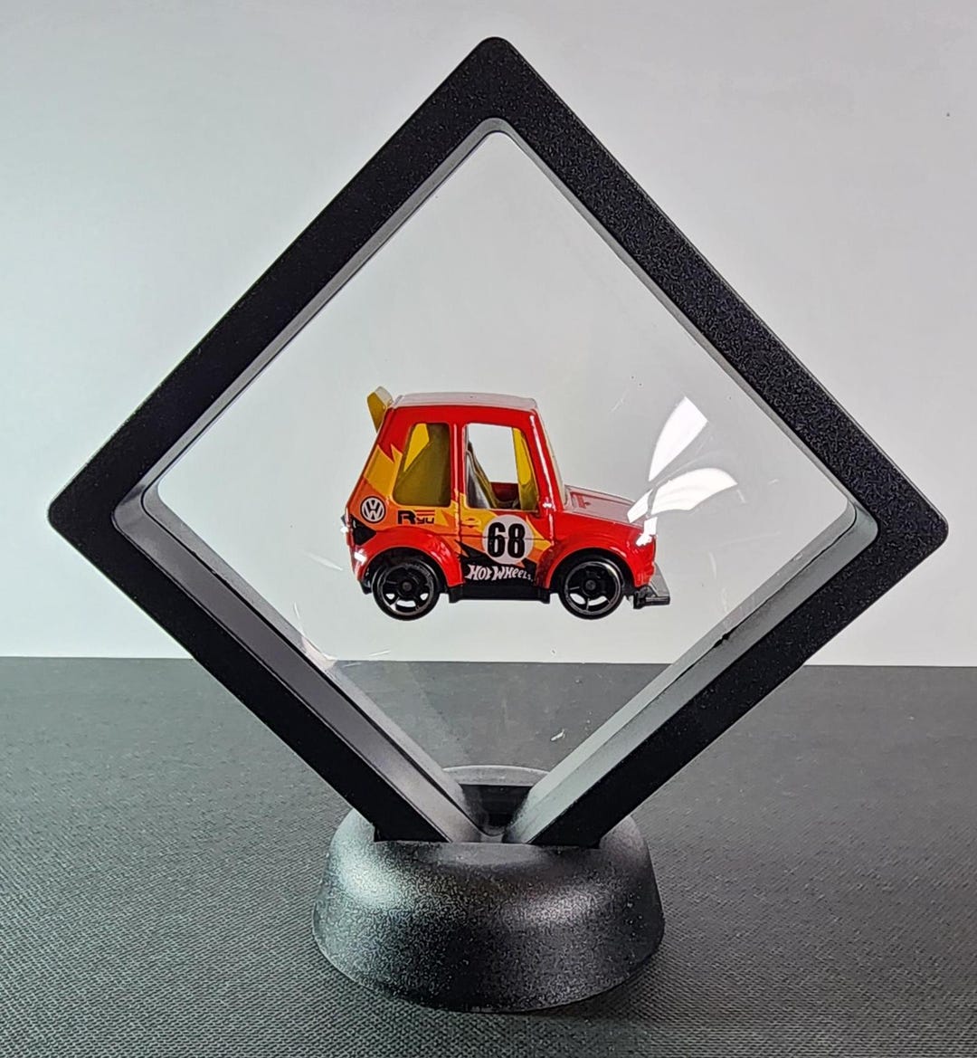 Hot Wheels Tooned Volkswagen Golf in Floating Display - Etsy