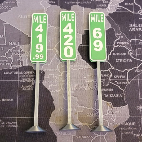 Mile Marker Signs - Etsy