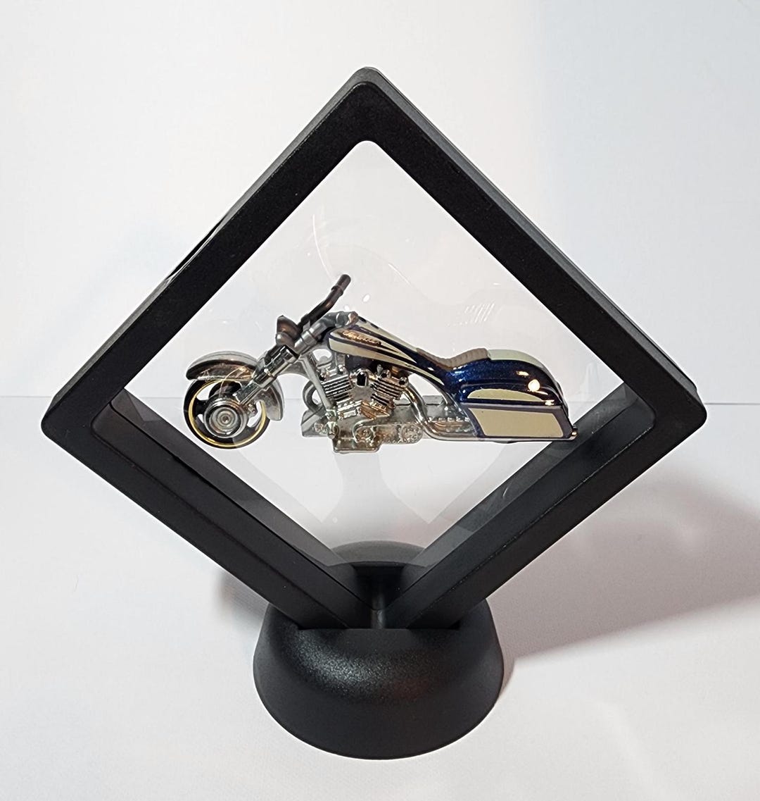 Hot Wheels Harley Davidson Bad Bagger in Floating Display - Etsy