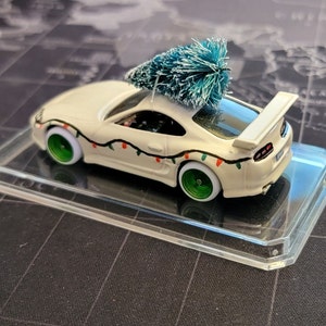 Custom Toyota Supra Hot Wheels Christmas Themed 1 of 1 - Etsy