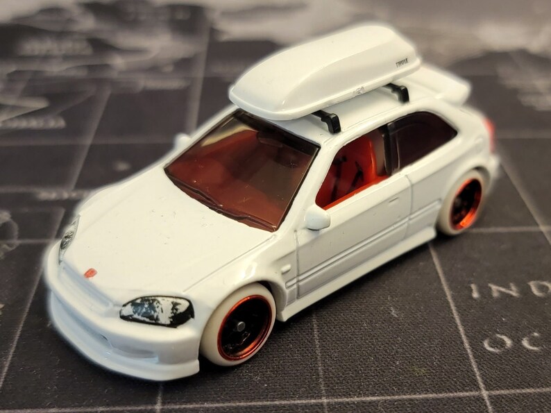 Custom 1999 Honda Civic Type R Hot Wheels Rubber Tires JDM - Etsy