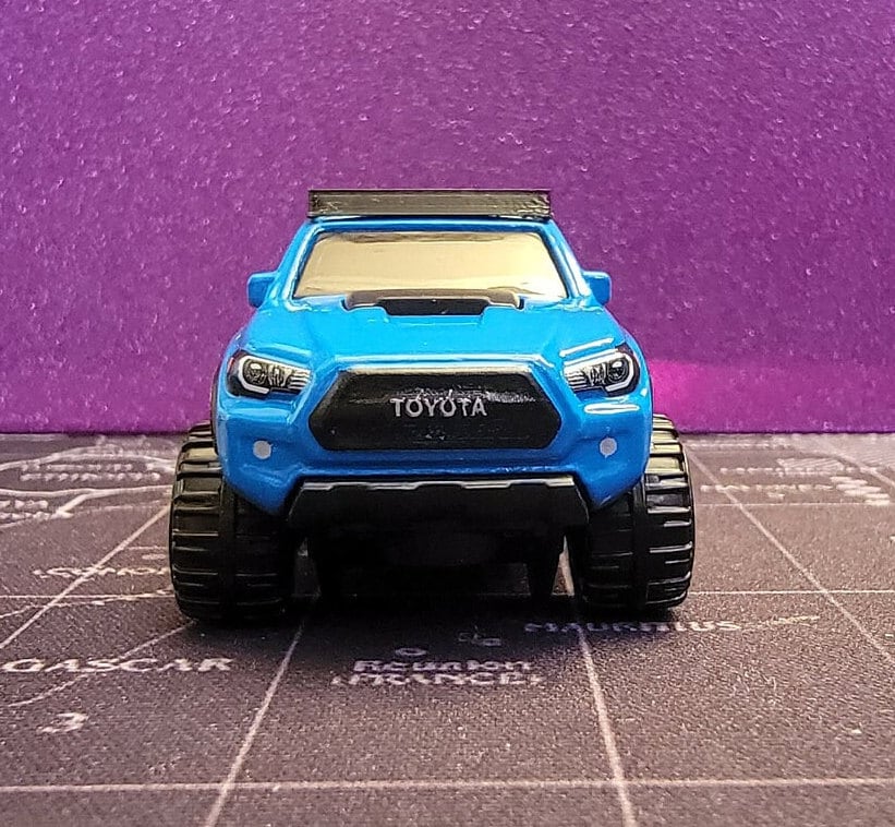 Custom Toyota Tacoma Overland Hawaiian Style 808 Hot Wheels Swap Blue ...