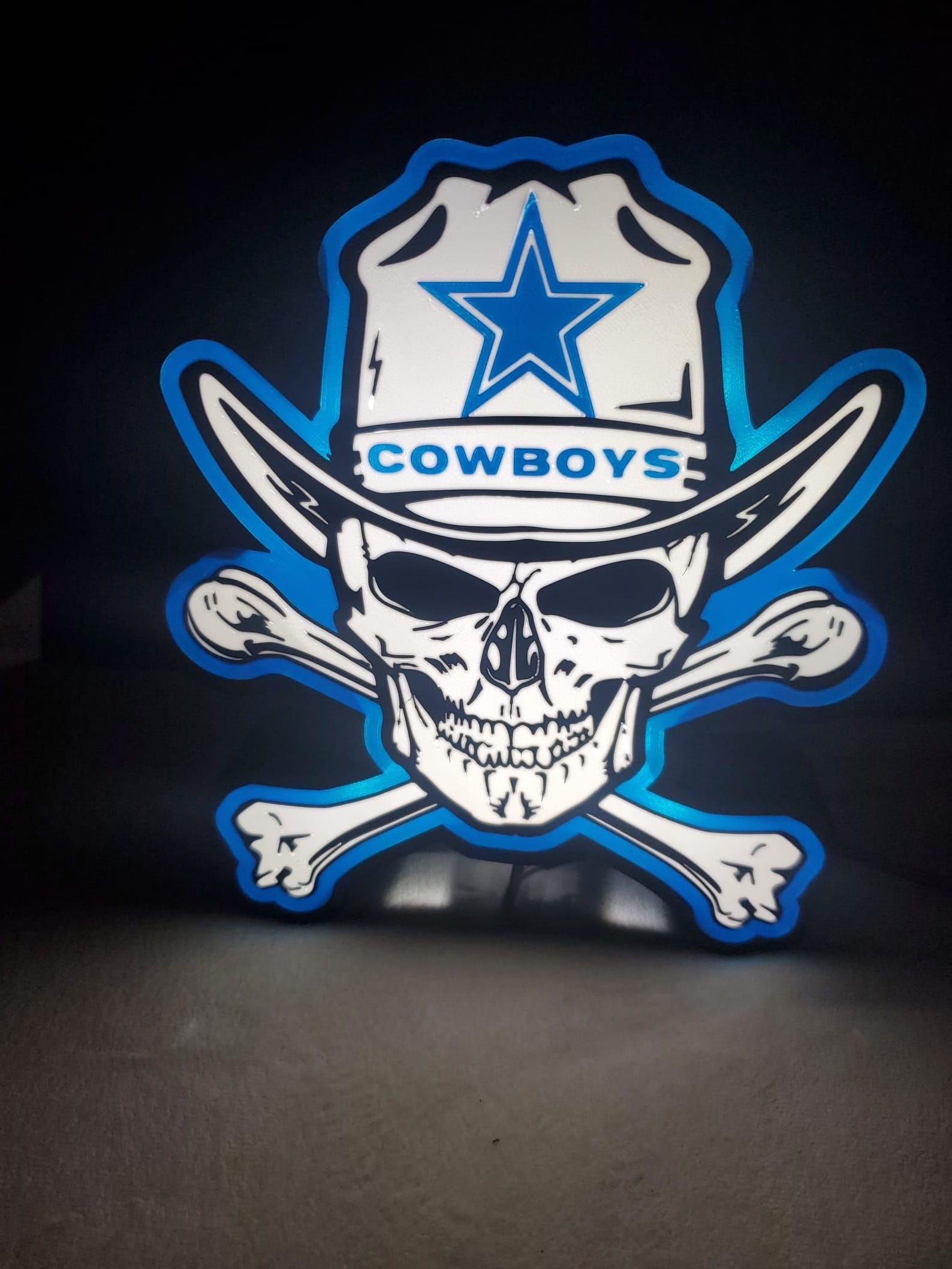 Dallas Cowboys Light Box - Etsy