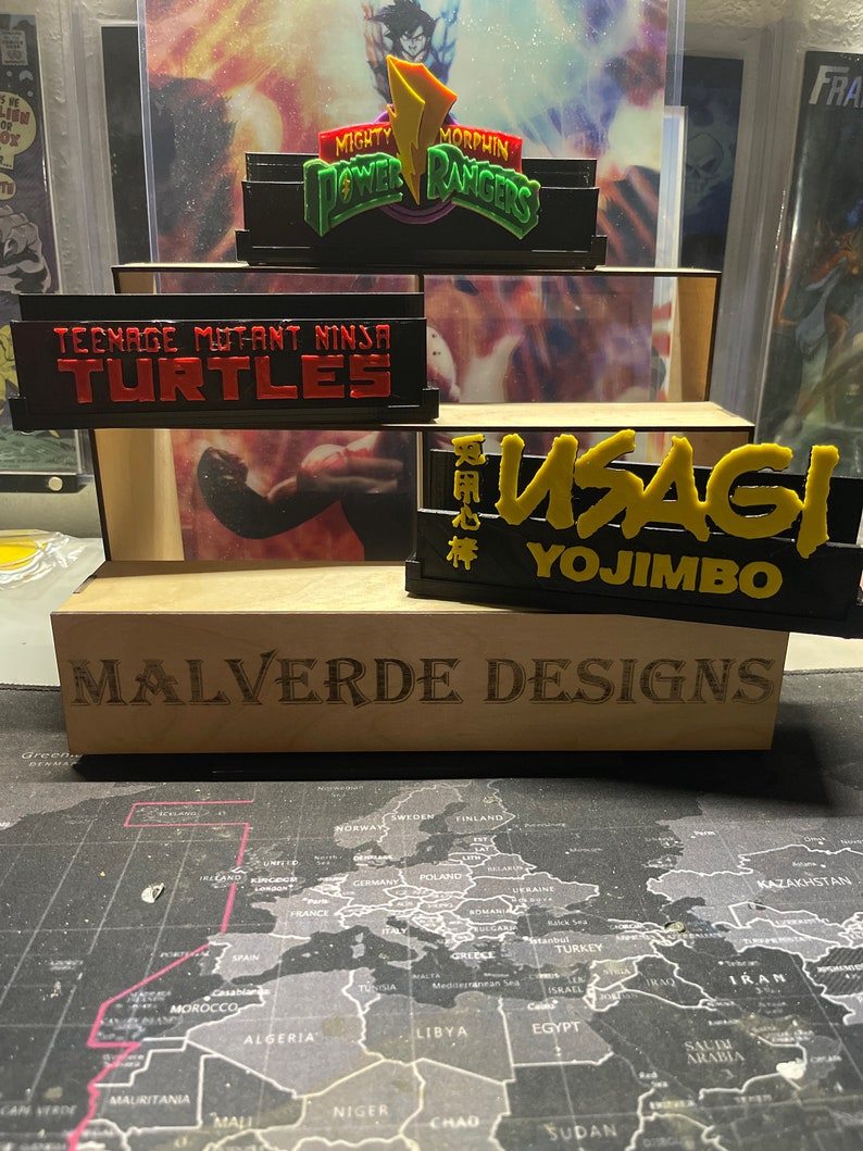 Power Rangers, Usage and TMNT Stands - Etsy