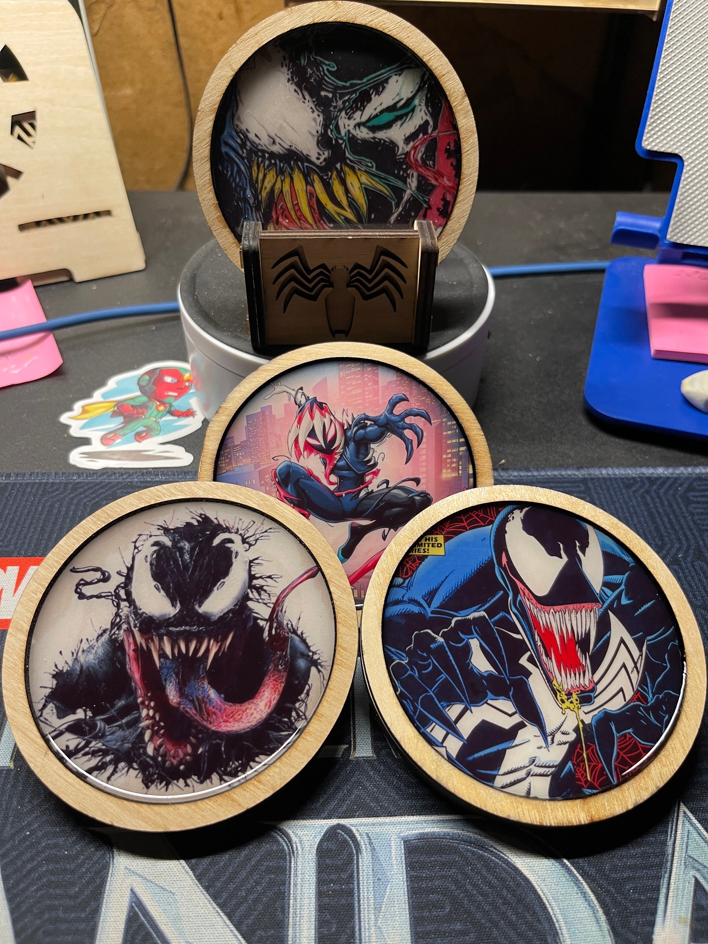 Venom Coasters - Etsy