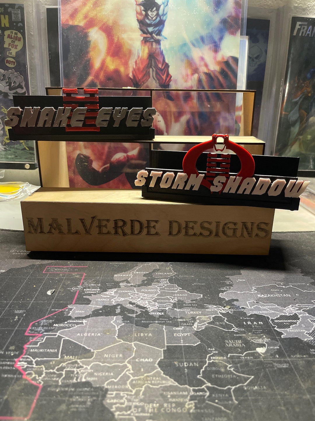 Snake Eyes and Storm Shadow Stands - Etsy