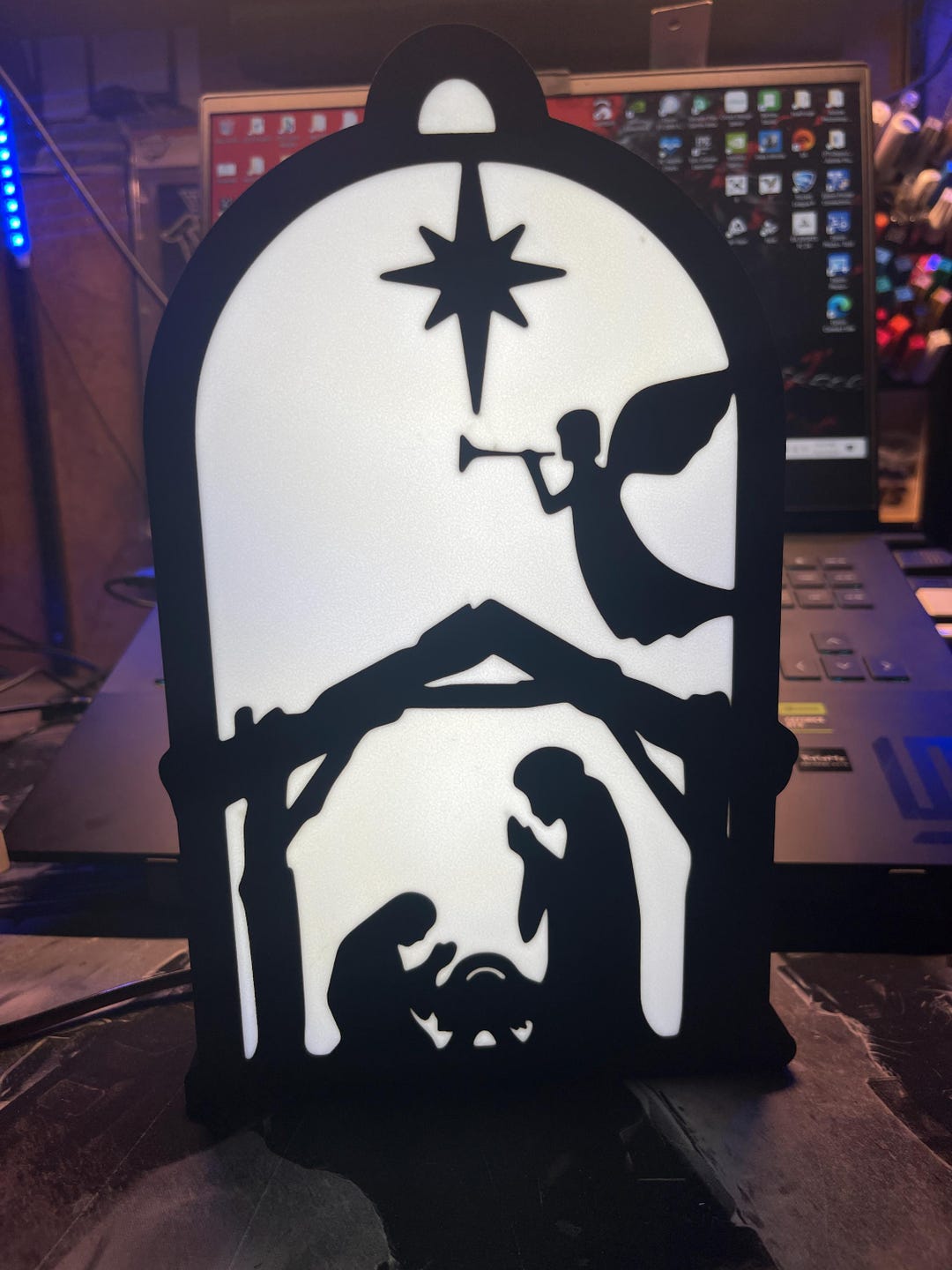 3D Printing STL Light Box Born King (digital STL and 3MF File) - Etsy
