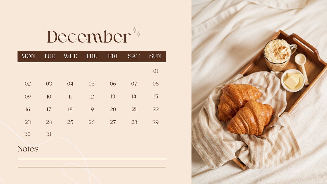 2024 Lifestyle Beauty Calm Break Positive Calendar Coffee |wall |desk ...