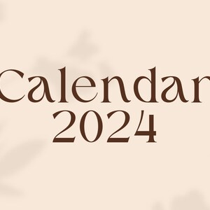 2024 Lifestyle Beauty Calm Break Positive Calendar Coffee |wall |desk ...