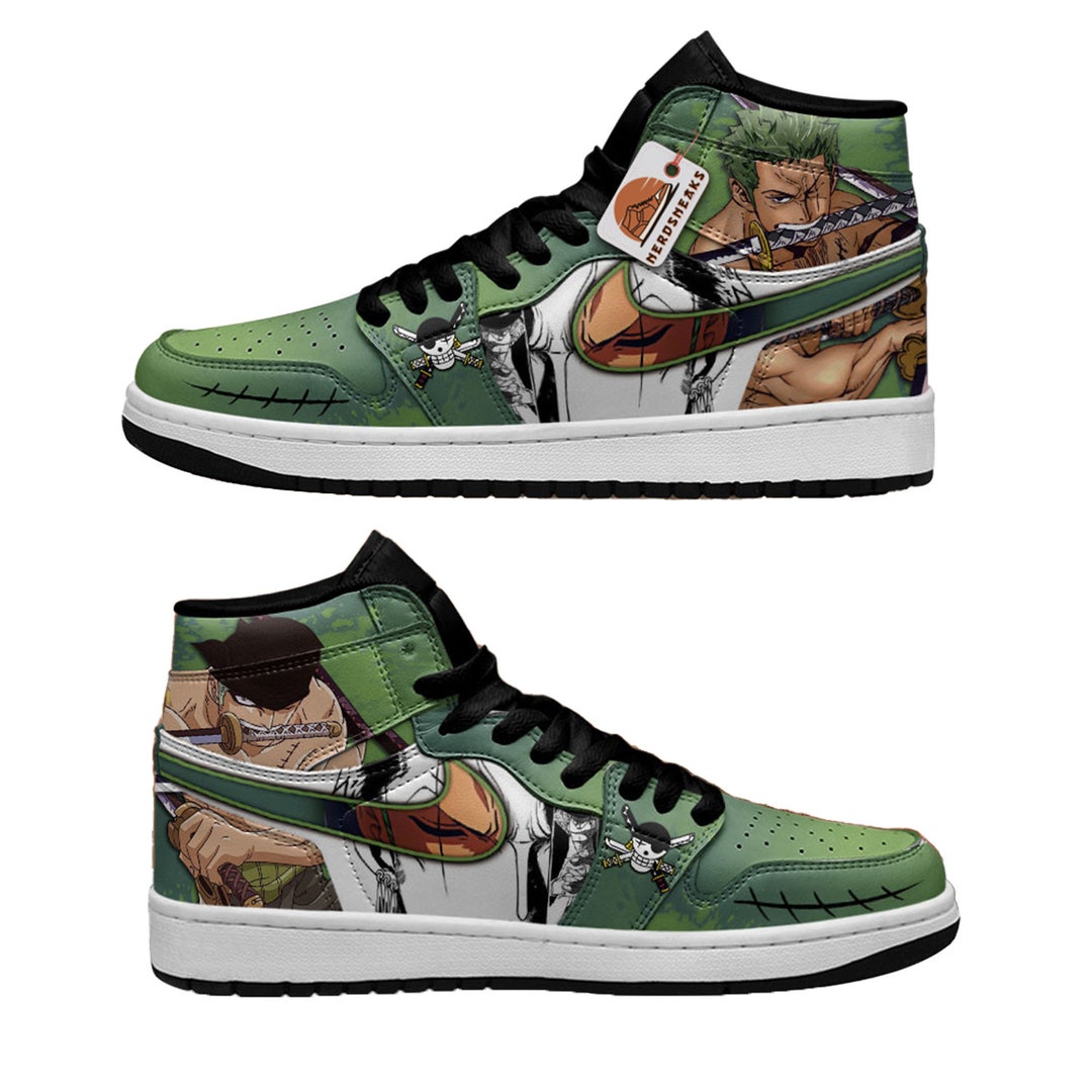 Roronoa Zoro Anime Shoes Custom Sneakers - Etsy