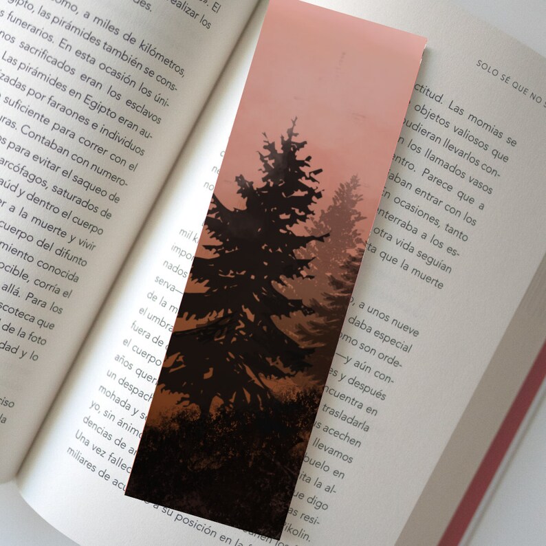 Beautiful Tree Silhouette Printable Bookmarks Instant - Etsy