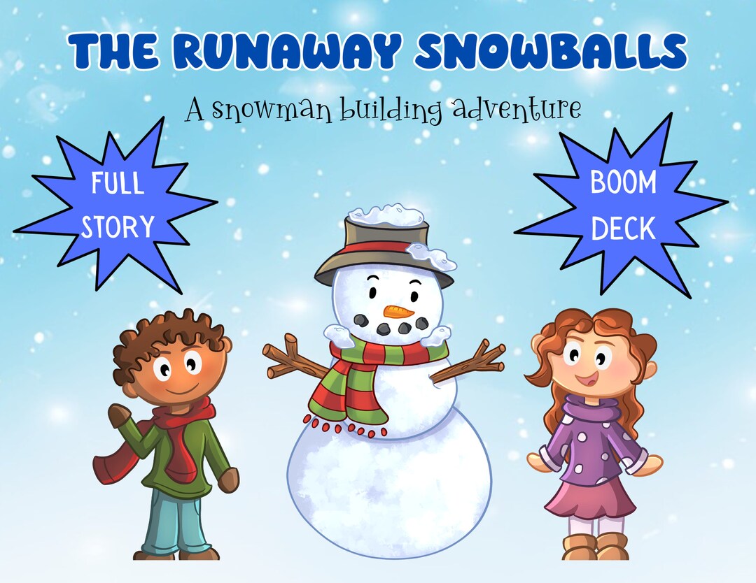 The Runaway Snowballs, Full Interactive Story, Winter Language Lesson ...