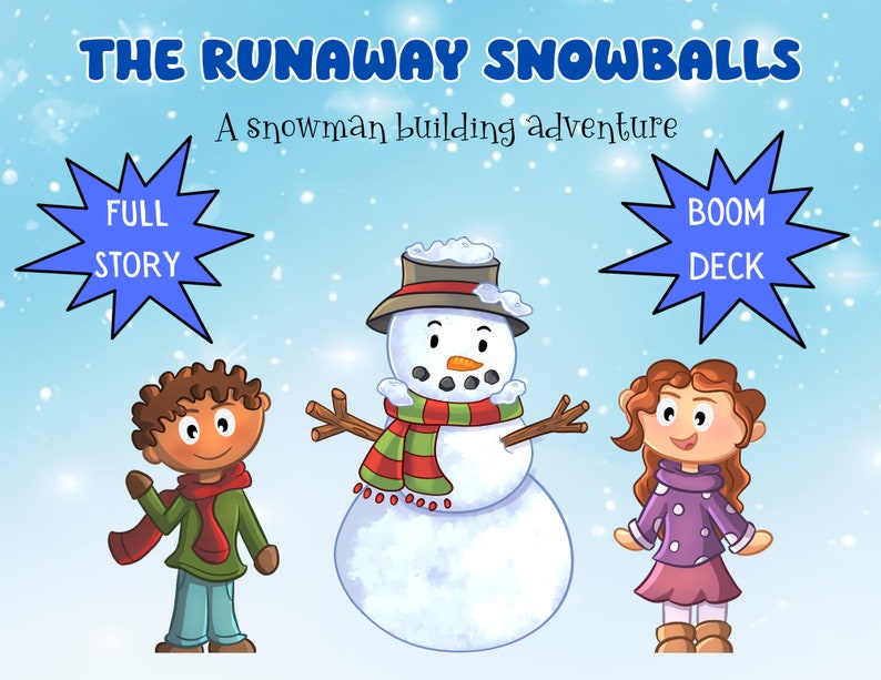 The Runaway Snowballs, Full Interactive Story, Winter Language Lesson ...