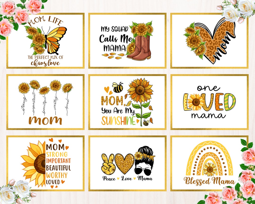 9 Printable Mother's Day Cards - Flower Themed, Mother's Day Gifts ...