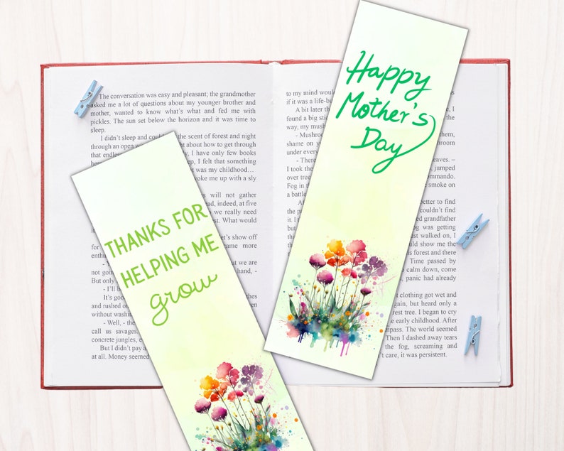 10 Mother's Day Bookmarks Printable Bookmarks Funny - Etsy