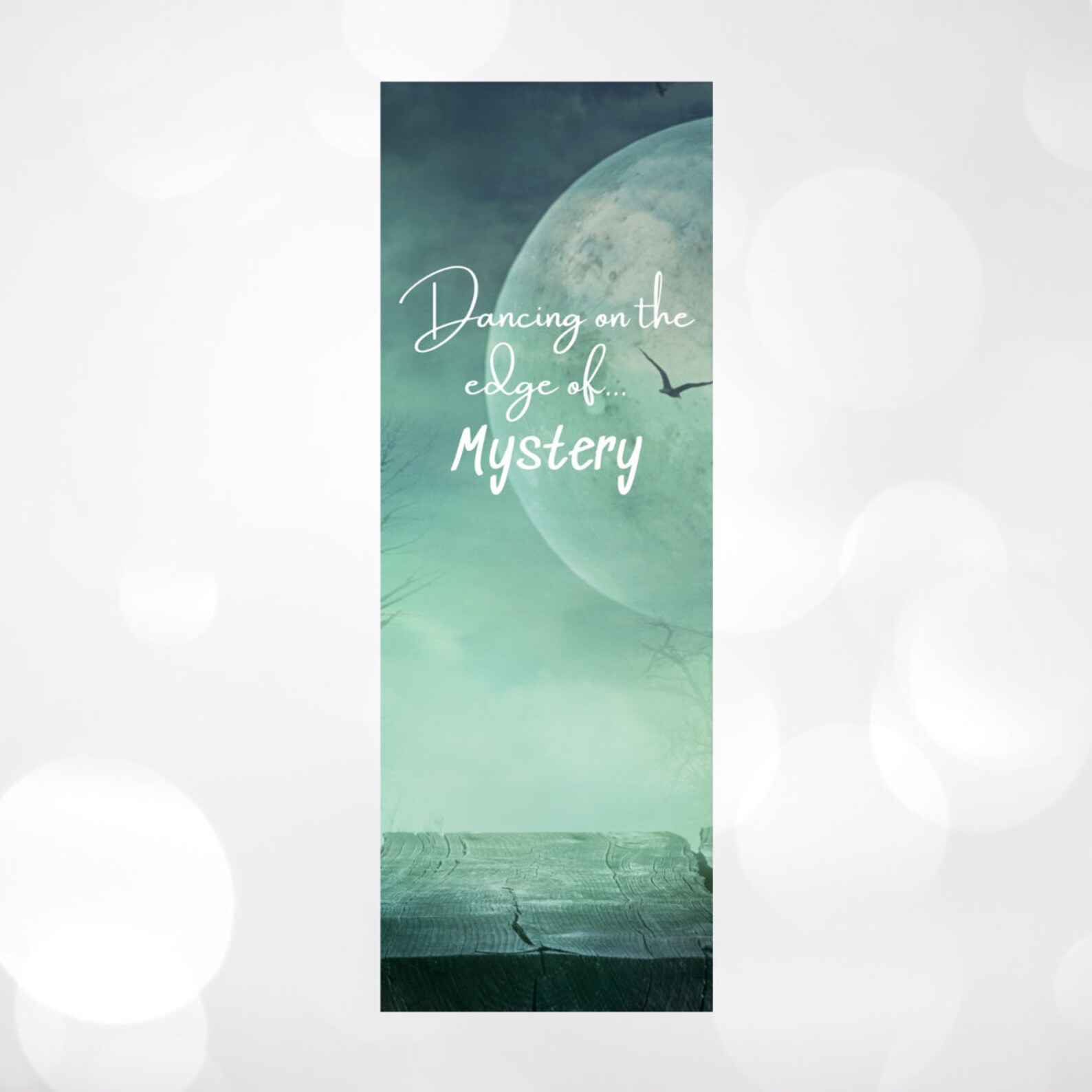 Dancing on the Edge of Mystery Printable Bookmarks Instant Download Set ...