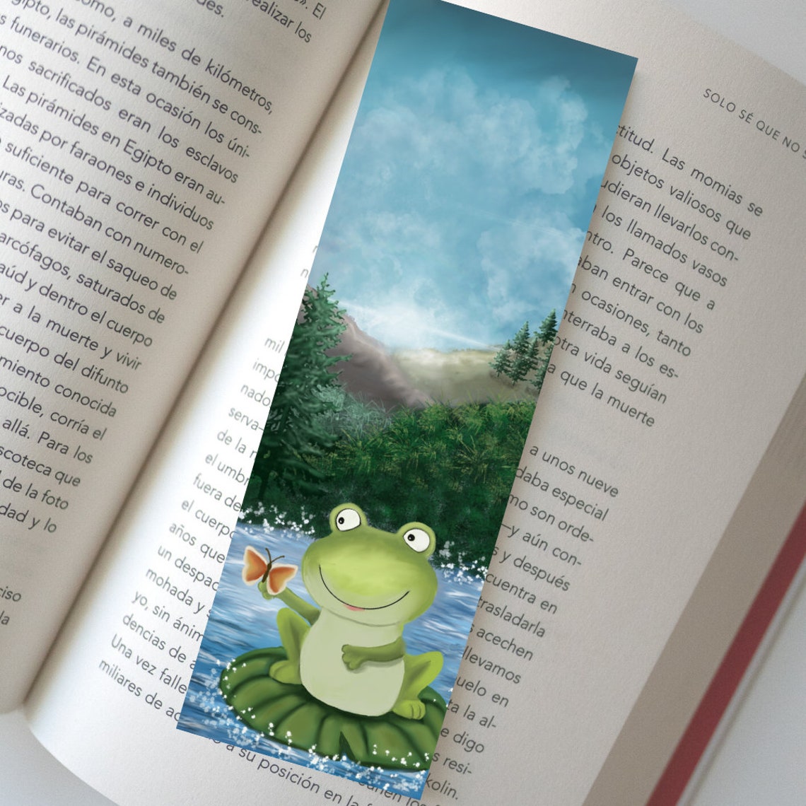 Cute Frog Art Printable Bookmarks Instant Download Set of | Etsy