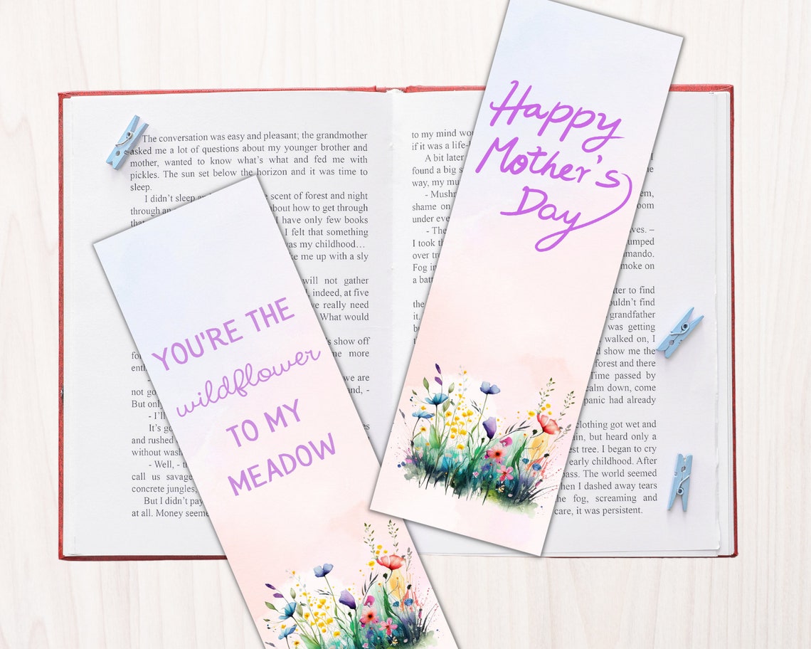 10 Mother's Day Bookmarks Printable Bookmarks Funny - Etsy