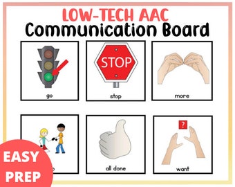 Communication Board Autism - Etsy