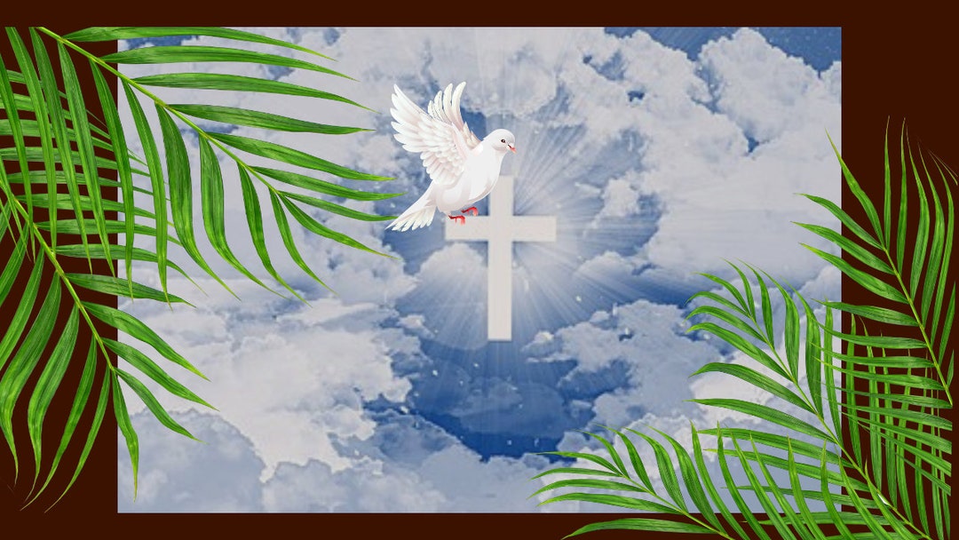 Cross Lenten Zoom Background 2 - Etsy