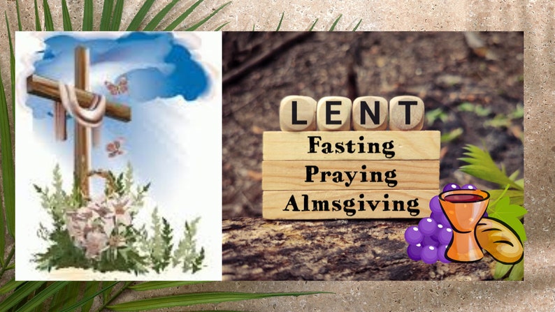 Cross Lenten Zoom Background 3 - Etsy Ireland