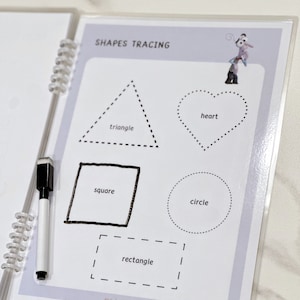 Printable - Inside-out 2 Tracing Activity Book Busy Book Quiet Book ...