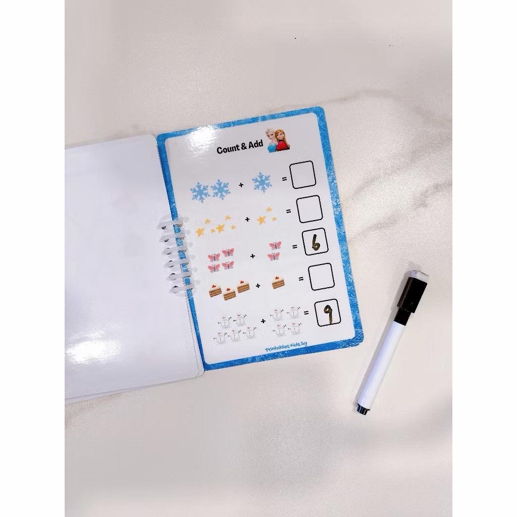 Printable - Frozen Elsa Tracing Activity Book Busy Book Printable ...