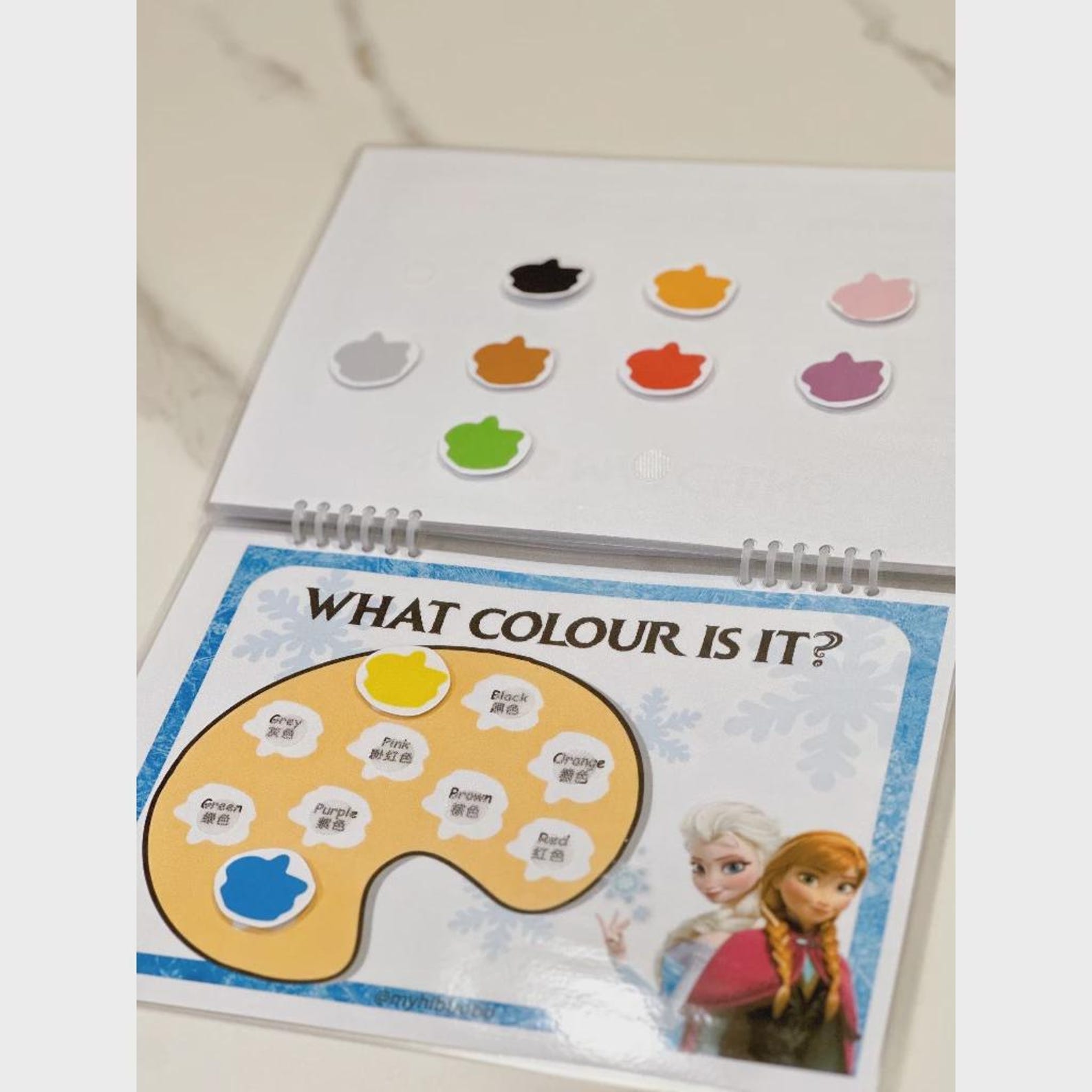 Printable - Frozen Elsa Busy Book Quiet Book Printable Preschool ...