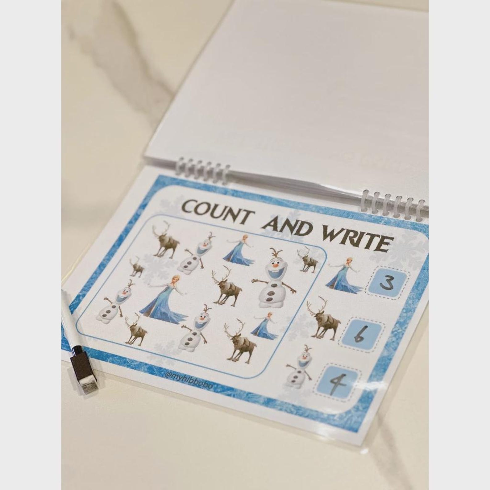 Printable - Frozen Elsa Busy Book Quiet Book Printable Preschool ...