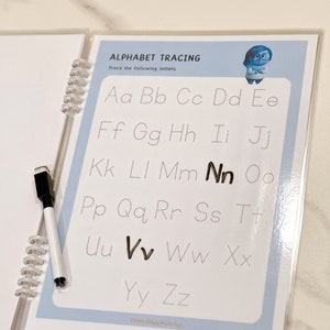 Printable - Inside-out 2 Tracing Activity Book Busy Book Quiet Book ...