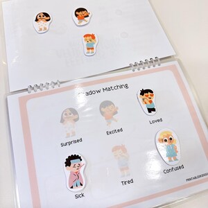 Printable Feelings & Kids Affirmations Emotions Busy Book Activity ...