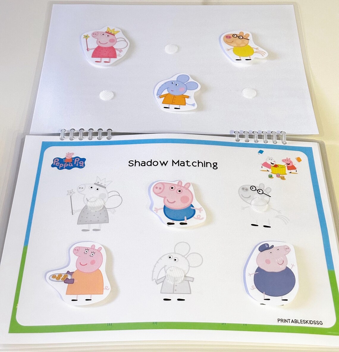 Printable PP Pig Busy Book Printable Montessori Toddler Activity Book ...
