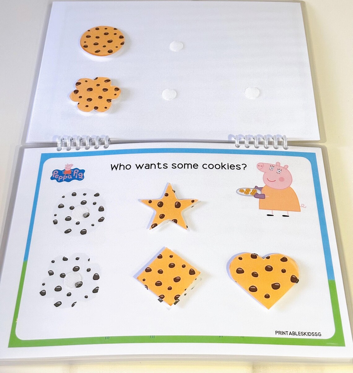 Printable PP Pig Busy Book Printable Montessori Toddler Activity Book ...
