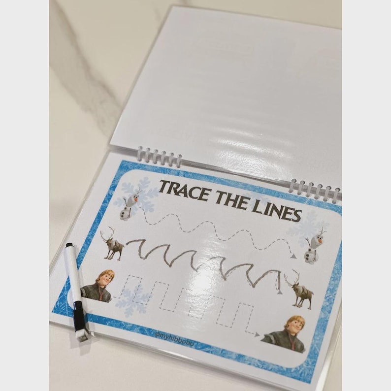 Printable - Frozen Elsa Busy Book Quiet Book Printable Preschool ...