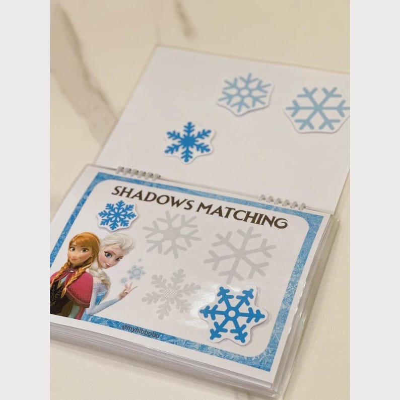 Printable - Frozen Elsa Busy Book Quiet Book Printable Preschool ...