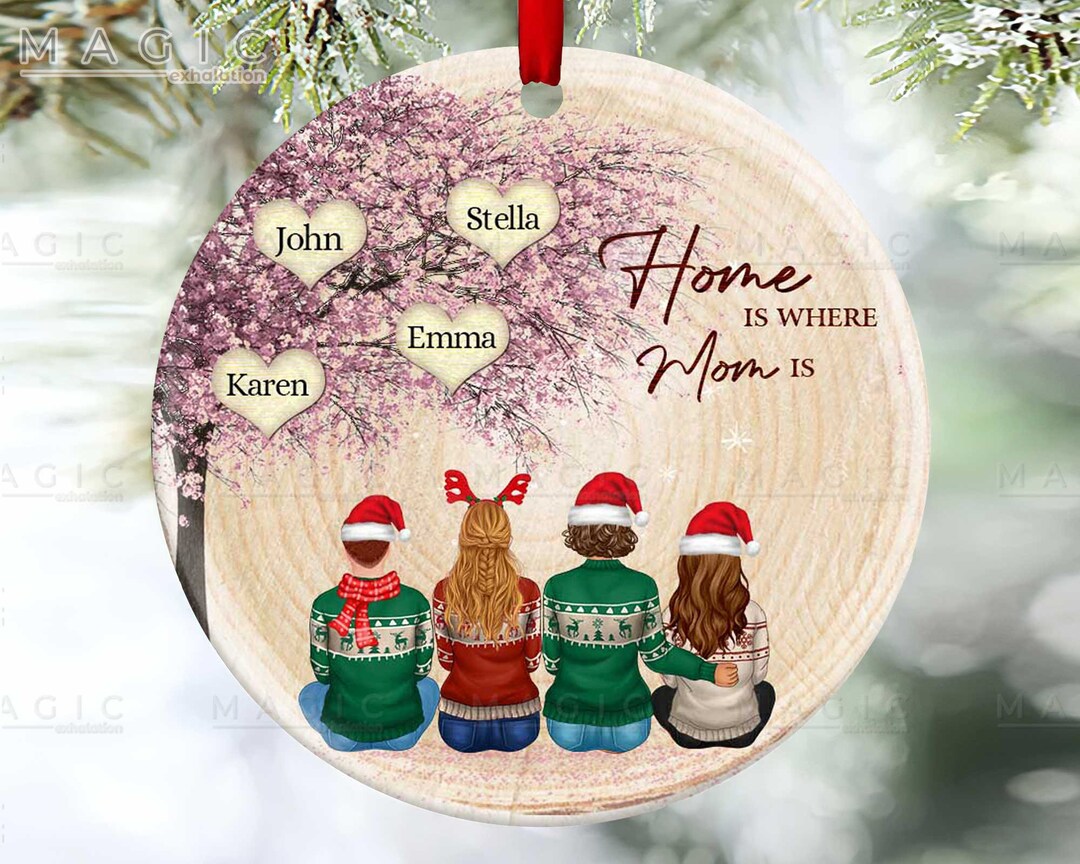 Family Ornament Mom Christmas Gift Christmas Ornaments Mother - Etsy