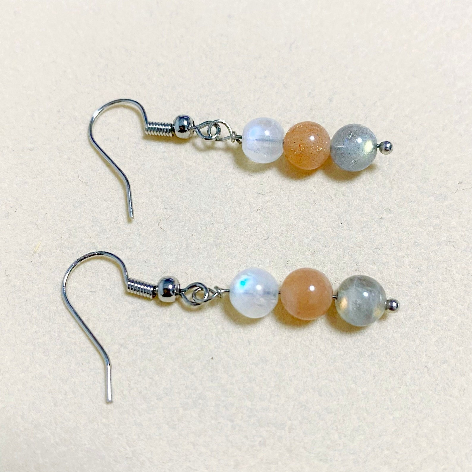 Genuine Galaxy Necklace Labradorite, Moonstone, Sunstone Necklace ...