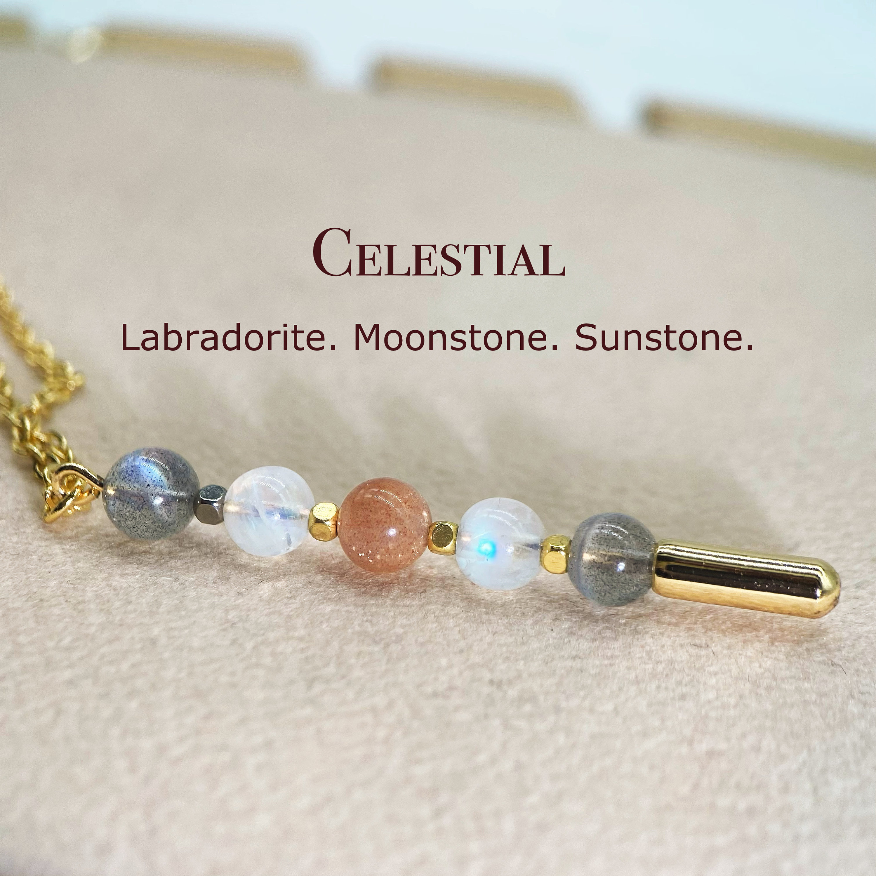Stunning Labradorite, Moonstone, Sunstone Necklace, Necklace and ...