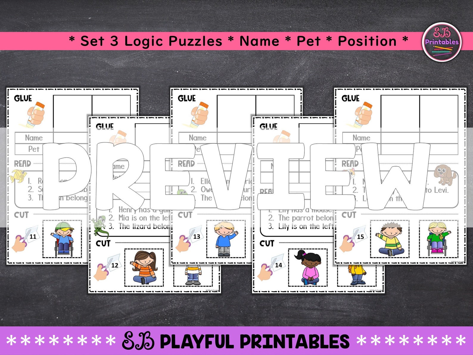 Logic Puzzles for Kids, Problem Solving Brain Teasers for Kids ...