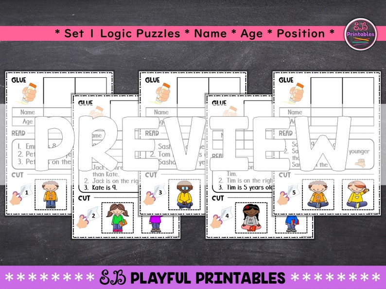 Logic Puzzles for Kids, Problem Solving Brain Teasers for Kids ...