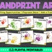 Bugs Handprint Art for Kids, Bug Themed Printable Art Activity, DIY ...