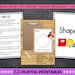 2D Shape Pin Poking Worksheets for Kids, Geometry Math Pin Poking ...