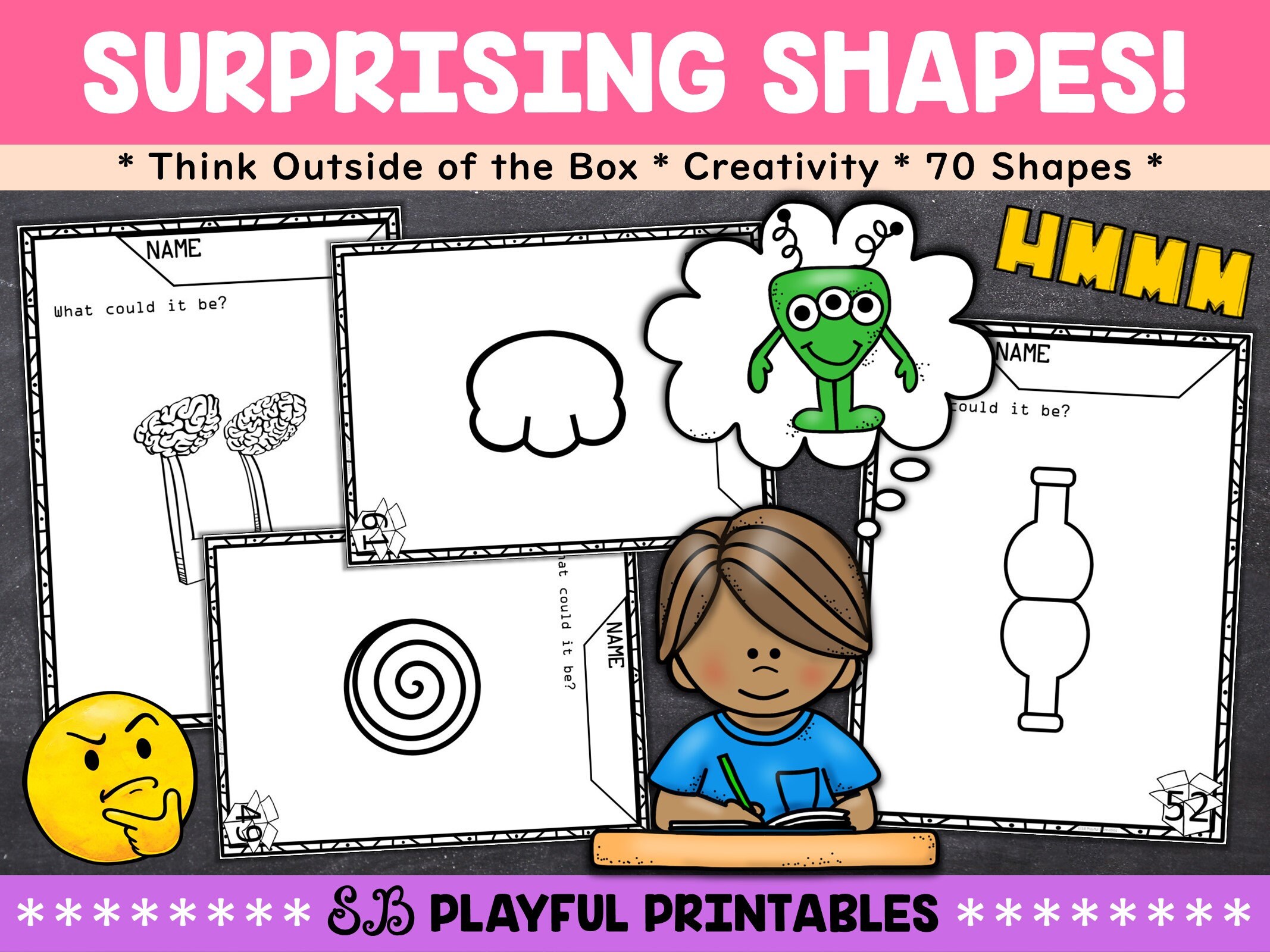 Flexible Thinking Activities for Kids, Creative Drawing and Writing ...