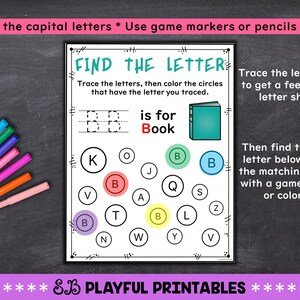 Upper Case Letter Recognition Printables, Alphabet Printables and ...