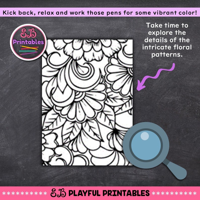 Patterned Alphabet Mindful Coloring Pages, Mindfulness Coloring Book ...