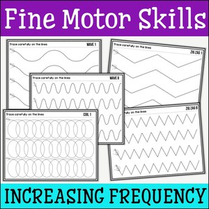 Tracing Practice Worksheets, Fine Motor Skills Practice, Pre-writing ...